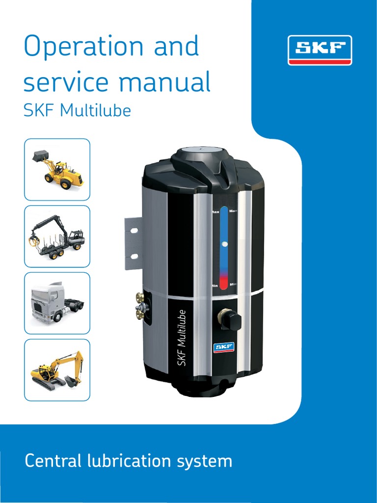 SKF Multilube - Operation Manual PDF | PDF | Lubricant | Pump
