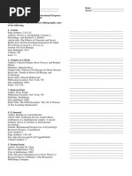 Preprimary Worksheet For English Subject | PDF | Collation | Writing