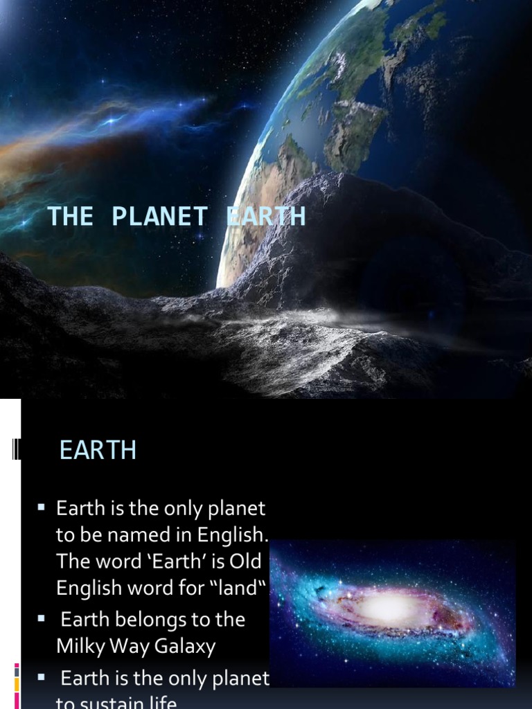 The Planet Earth | PDF | Earth | Planets