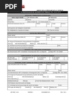 Formulario Avc 01 | PDF