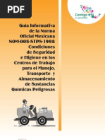 Seguridad en Sustancias Químicas NOM-005 | PDF | Ventilación (Arquitectura) | Incendios