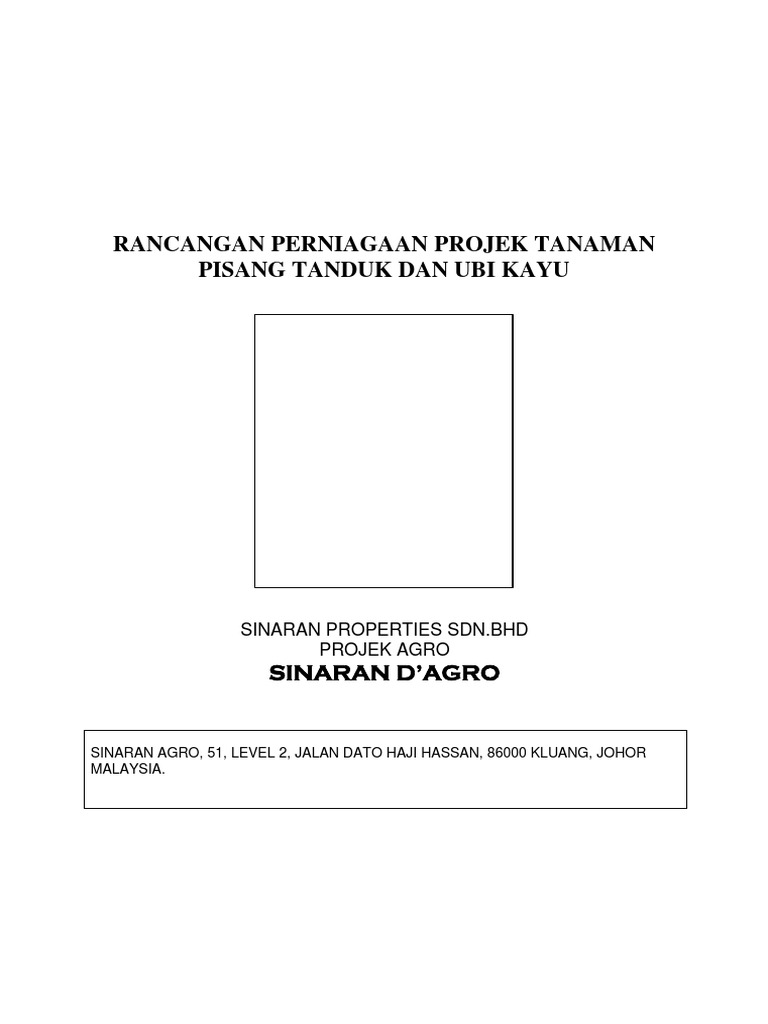Kertas Kerja Sinaran Agro | PDF