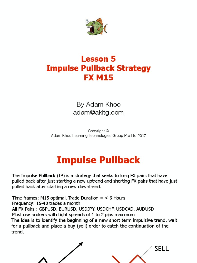 FX Impulse Pullback Strategy | PDF | Order (Exchange) | Financial Markets