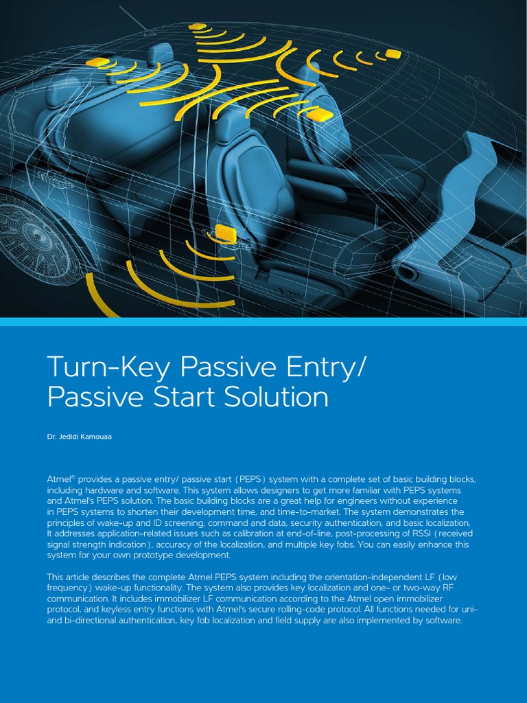Article AC10 Turn Key Passive Entry | PDF | Electronics | Information ...