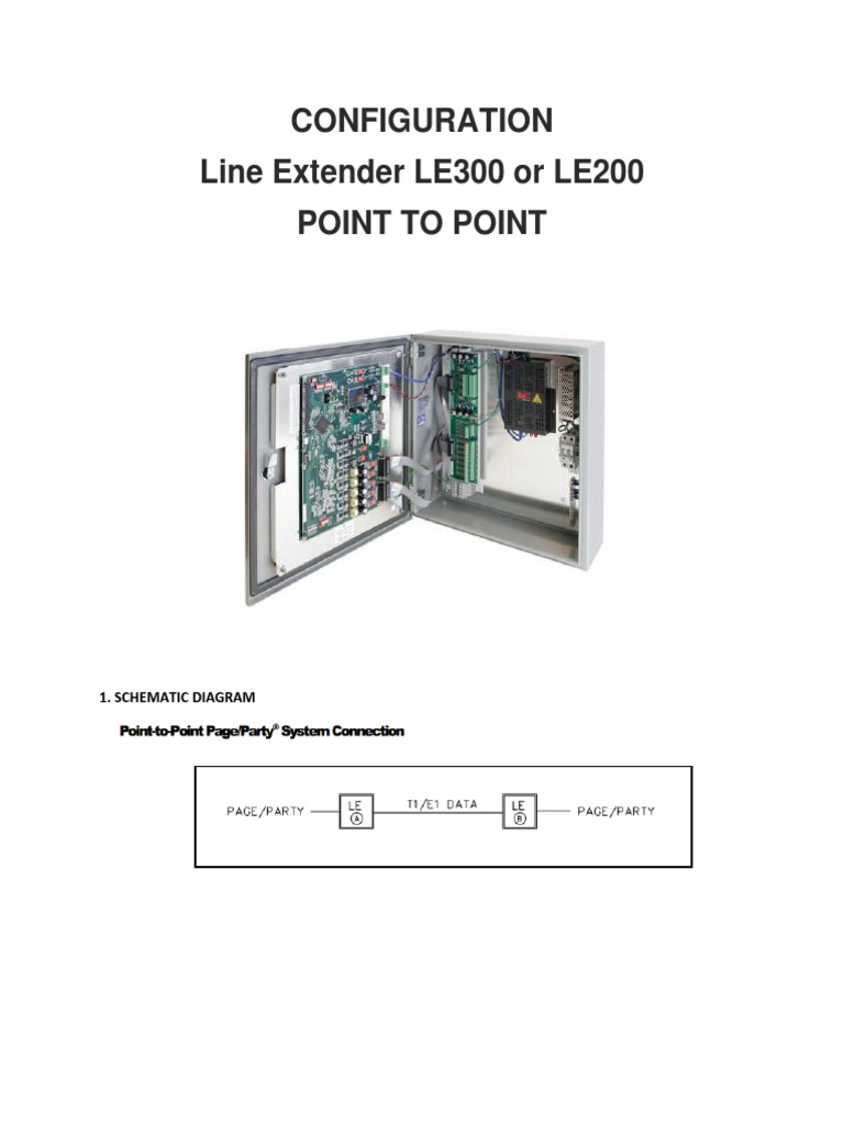 Line Extender Le 200 &300 Configuration | Download Free PDF | Sound ...