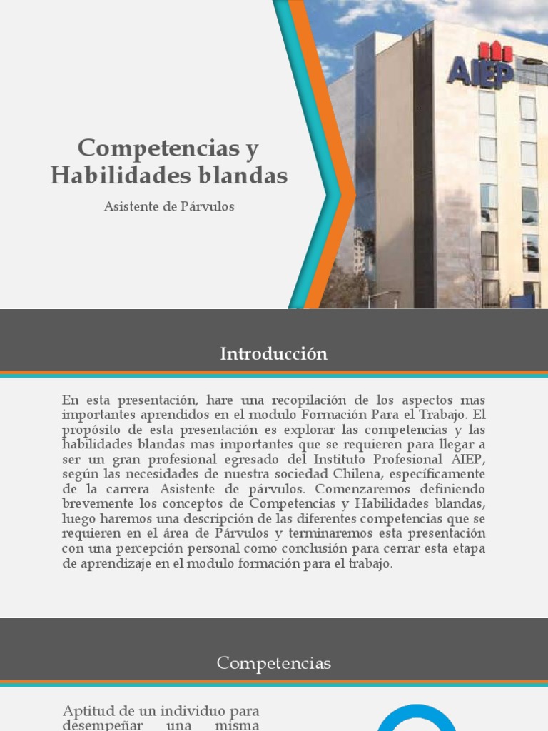 Competencias Asistente de Parvulos | PDF | Educación de la primera infancia | Modificación de ...