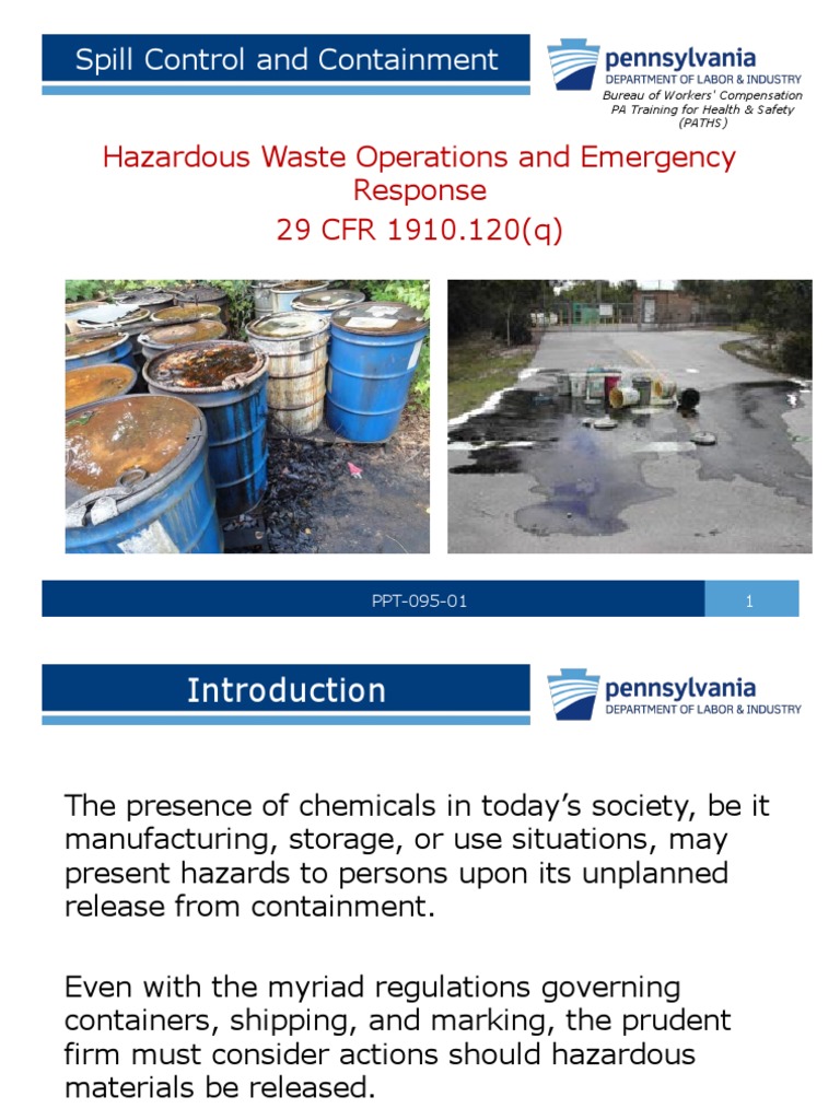 Spill Control and Containment Training | PDF | Packaging And Labeling | Dam