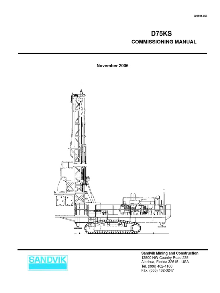 D75KS Commission PDF | PDF | Switch | Crane (Machine)