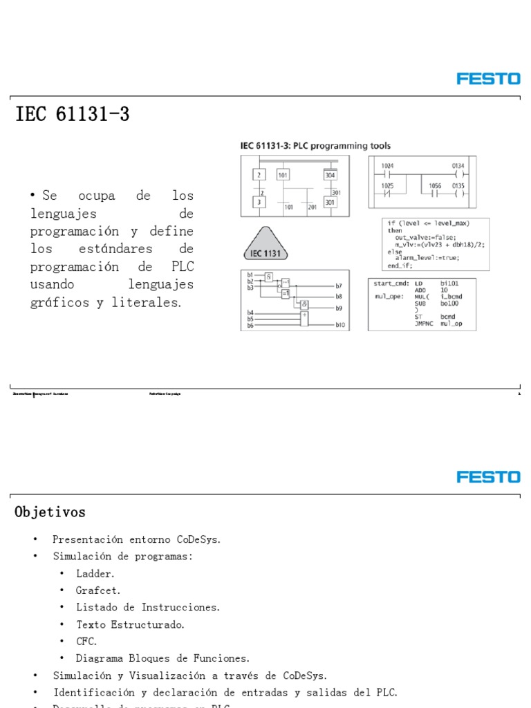 CoDeSys Primeros Pasos | PDF | Lenguaje de programación | Controlador lógico programable