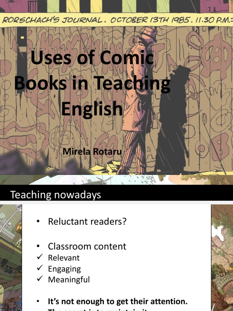 Use of Comic Books For Teaching English | PDF | Comics | Comic Book