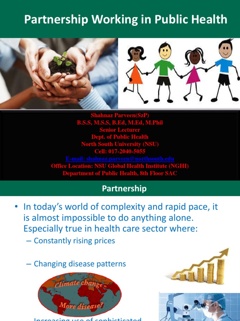 Lecture 6 - Partnership Working in Public Health | PDF | Public–Private ...