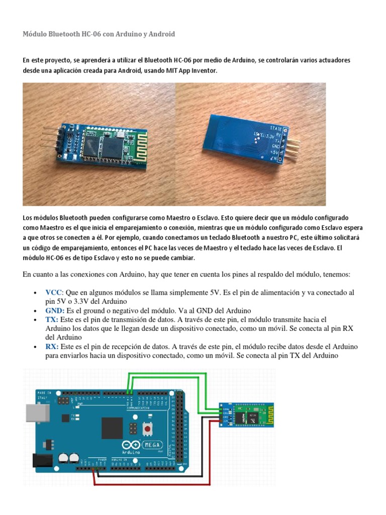 Arduino BT | PDF | Arduino | Bluetooth
