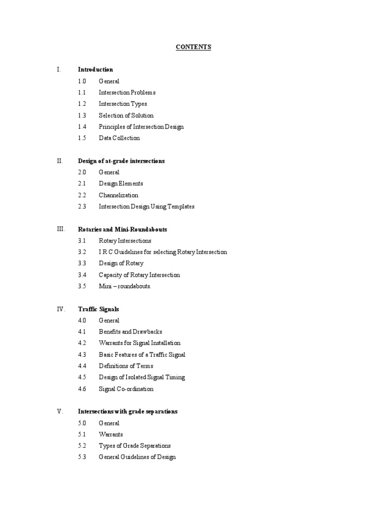 Intersection Design PDF | PDF | Traffic | Intersection (Road)