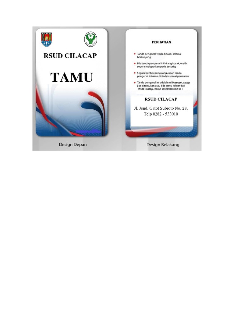 Id Card Tamu PDF | PDF