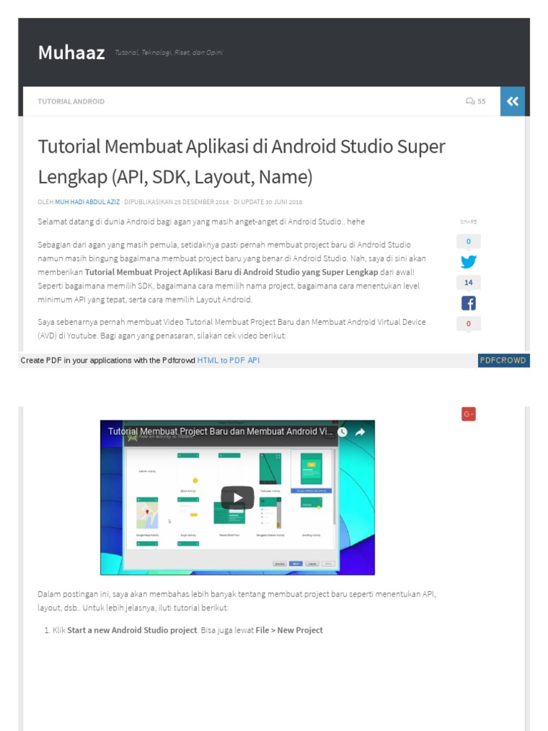 Tutorial Aplikasi Android | PDF