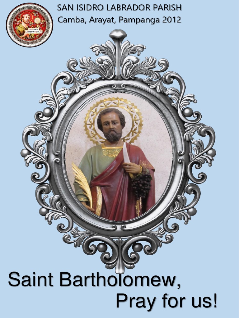 Saint Bartholomew, Pray For Us! | PDF
