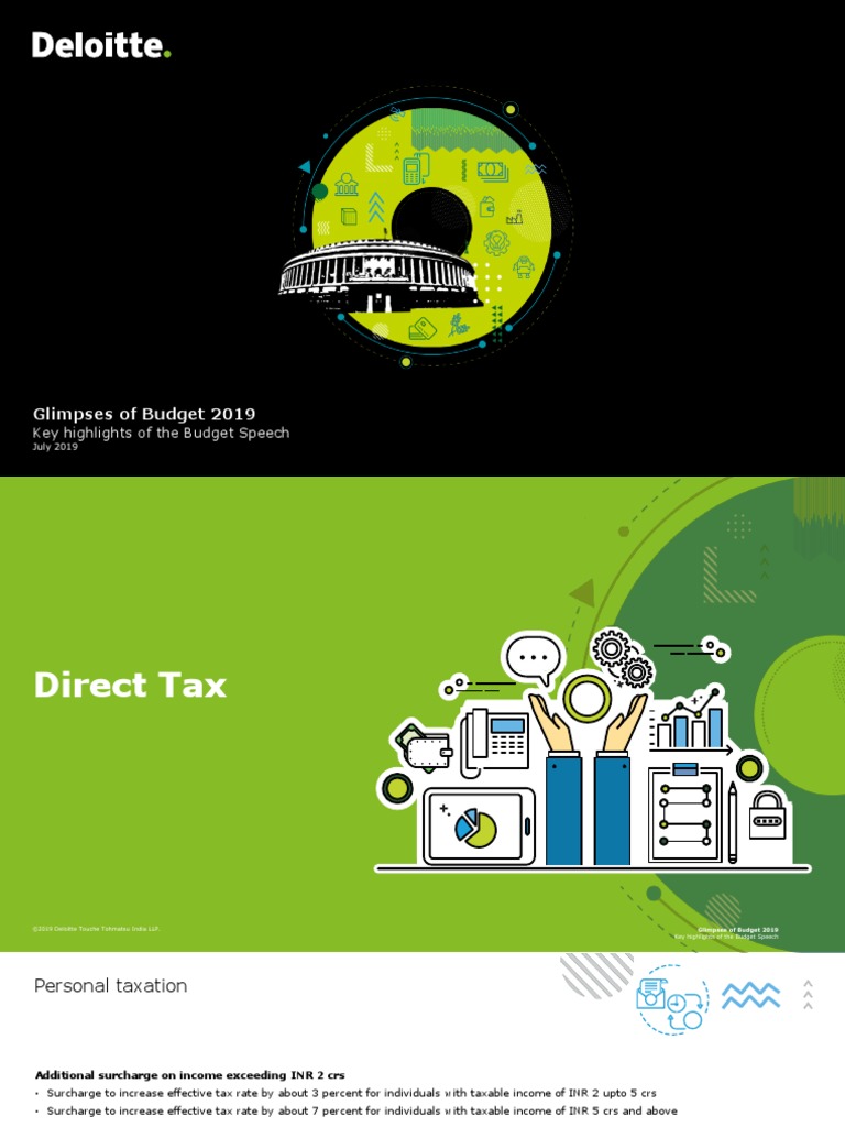 Deloitte Budget Update - 2019 | PDF | Capital Gains Tax | Tax Deduction