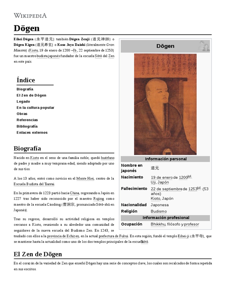 Dōgen | PDF | Dōgen | zen