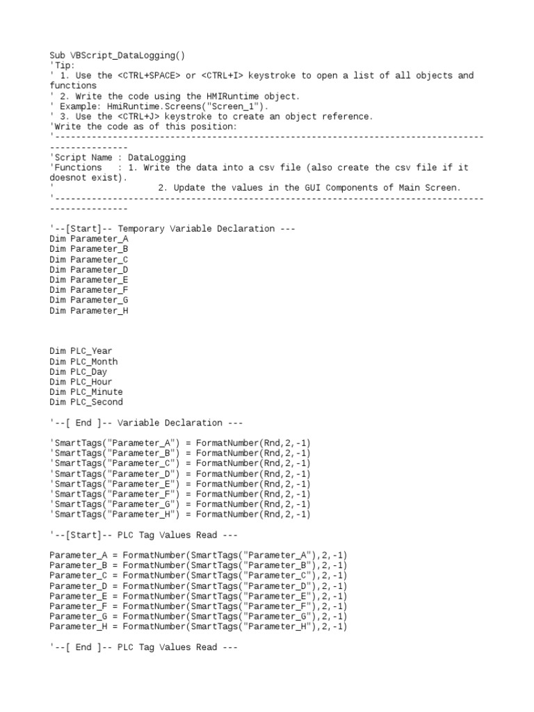 VB Script | PDF | Data | Software Engineering