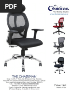 Office Chair Quotation Sheet | PDF | Materials