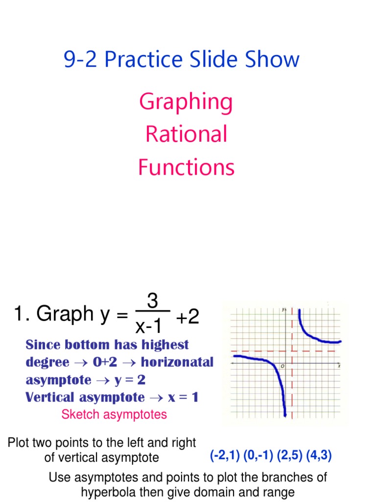 Graphing Rational Functions Guide | PDF