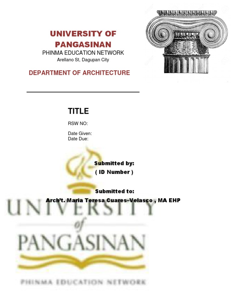 Architecture Submission Guidelines | PDF | Travel