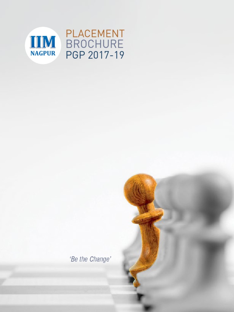IIM Nagpur Final Placement Brochure PGP 2017 18 | PDF | Strategic Management | Entrepreneurship