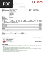 Honda Bike Service Invoice Template | PDF | Receipt | Invoice