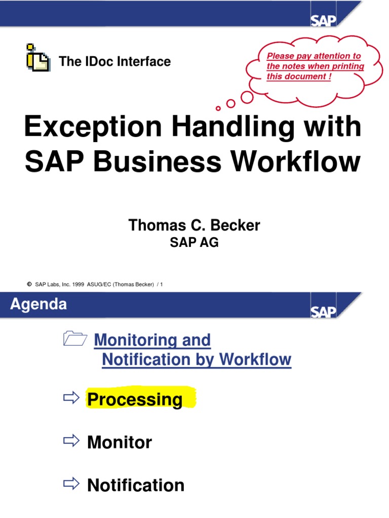 Idoc Notification by Workflow and Monitoring | PDF | Electronic Data Interchange | Computer Data