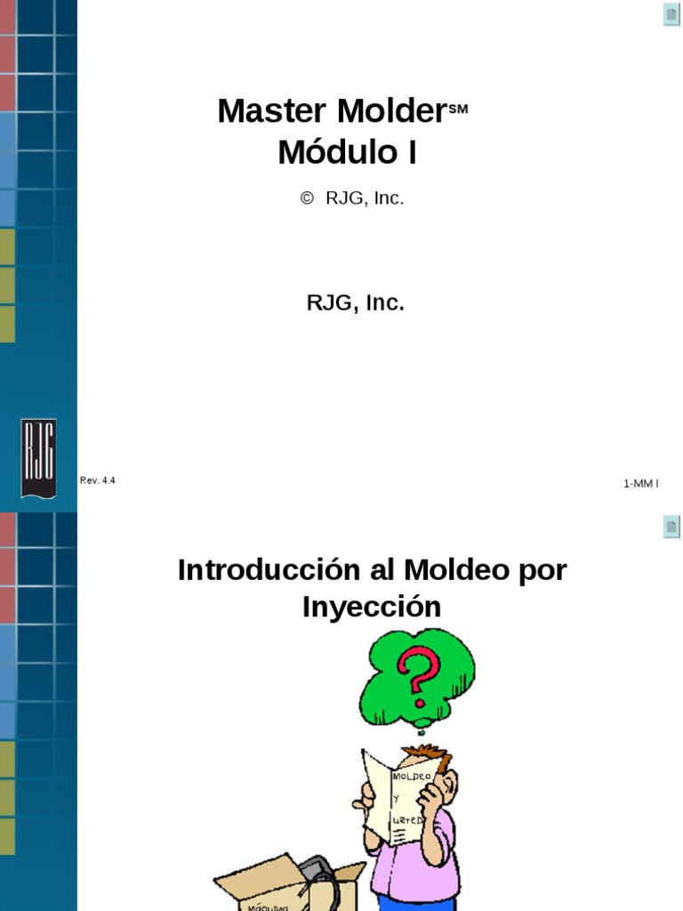Master Molder RJG Inc | PDF | Tornillo | Pistón