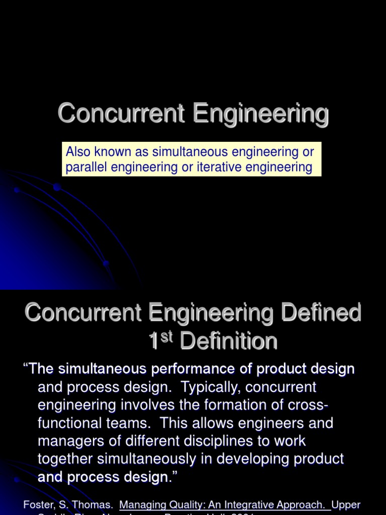 An In-Depth Look at the Key Principles and Practices of Concurrent Engineering | PDF | New ...