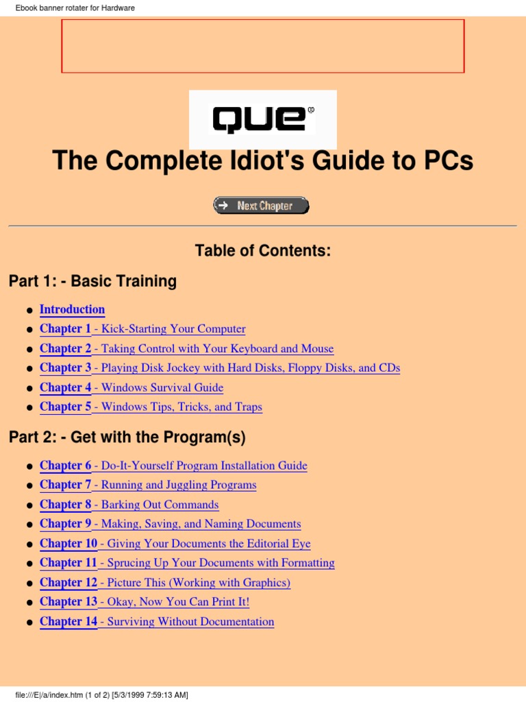 Complete Idiots' Guide to PC.pdf | Computer Keyboard | Personal Computers