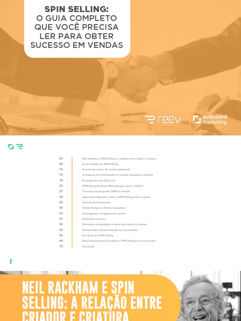 (EBOOK) SPIN Selling PDF | PDF | Tempo | Humano