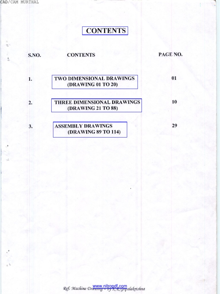 2D, 3D & Assembly Drawings 123 PDF | PDF