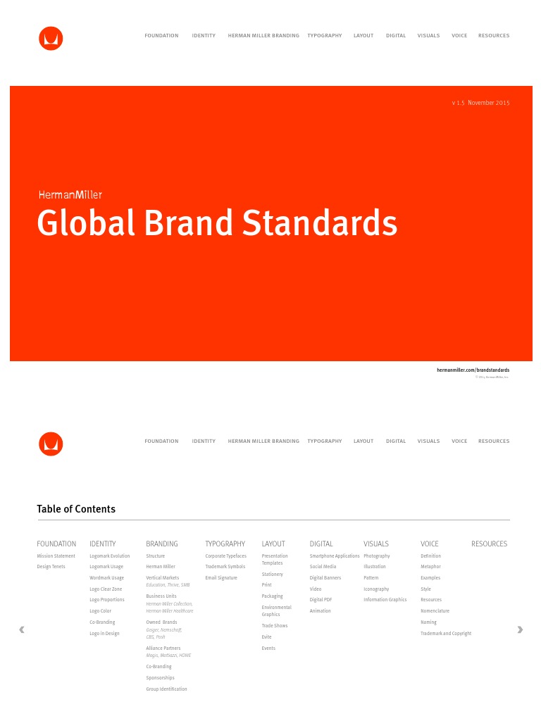 Herman Miller Global Brand Standards | PDF | Logos | Brand