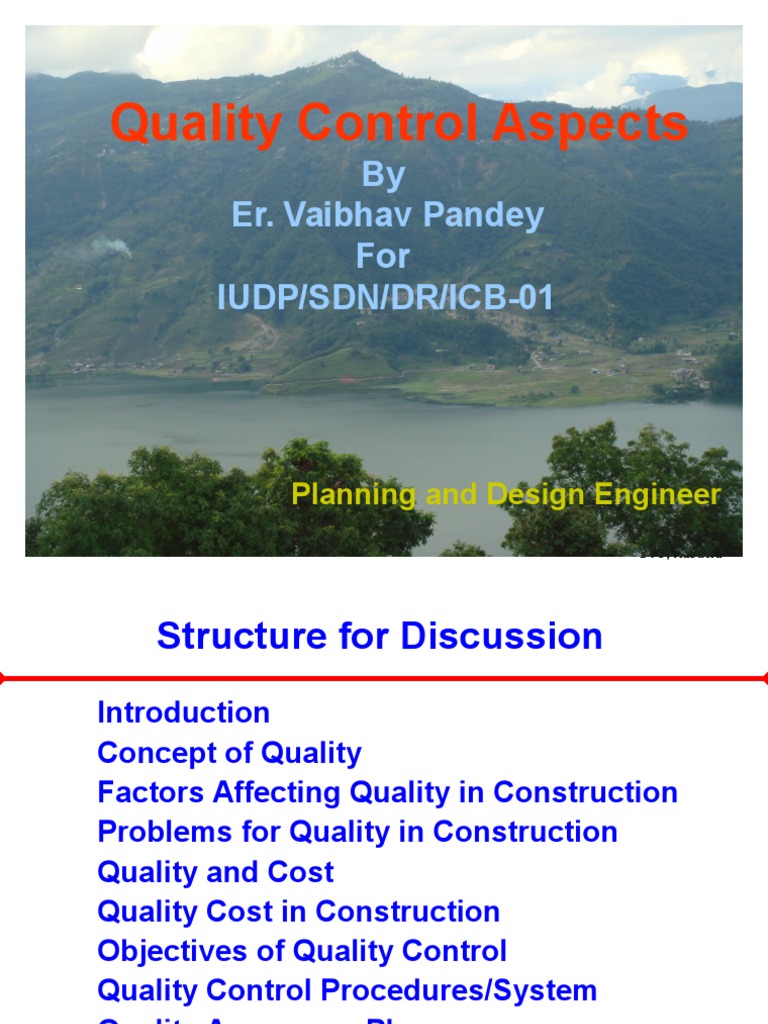 Quality Control in Construction Projects | PDF | Quality Assurance ...