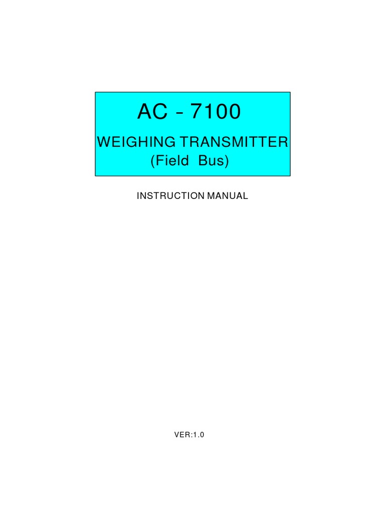 Can Ac 7100 - PDF | PDF