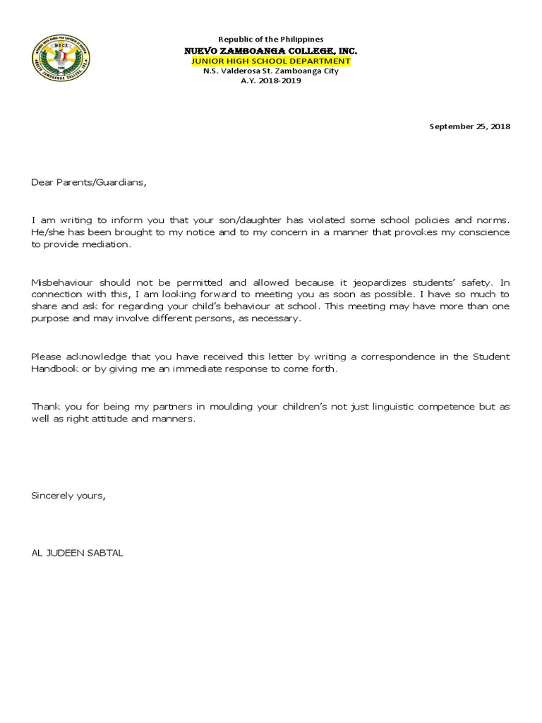 Office Call Letter | PDF