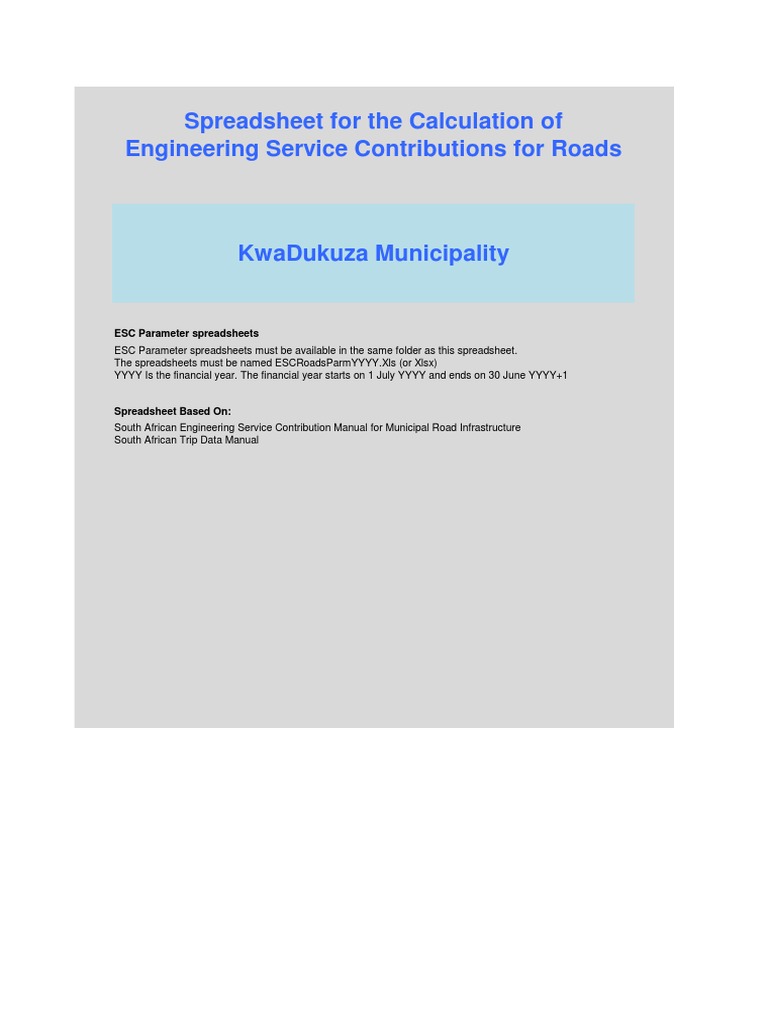 Calculation Model Example PDF | PDF | Value Added Tax | Spreadsheet