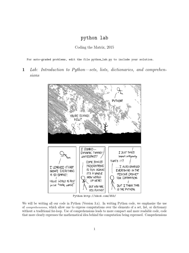 Python Coding The Matrix Pdf Parameter Computer Programming