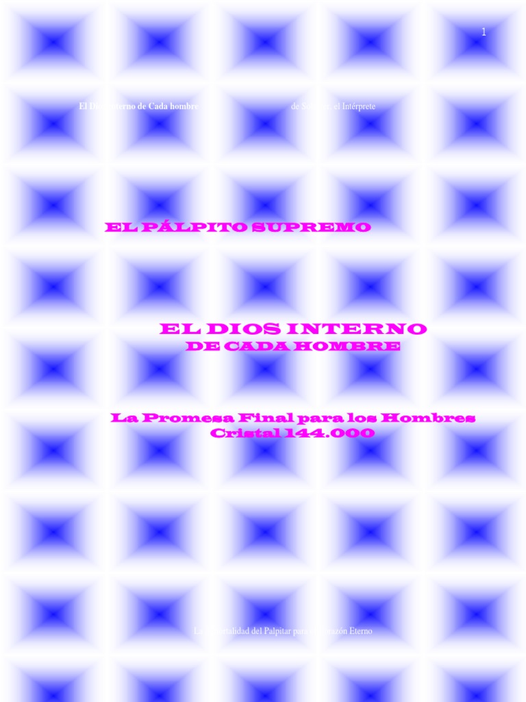DIOS INTERNO Definitivo | PDF | Verdad | Alma