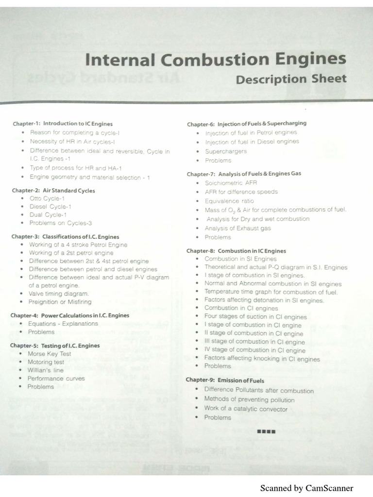 Made Easy Ic Engine Workbook | PDF
