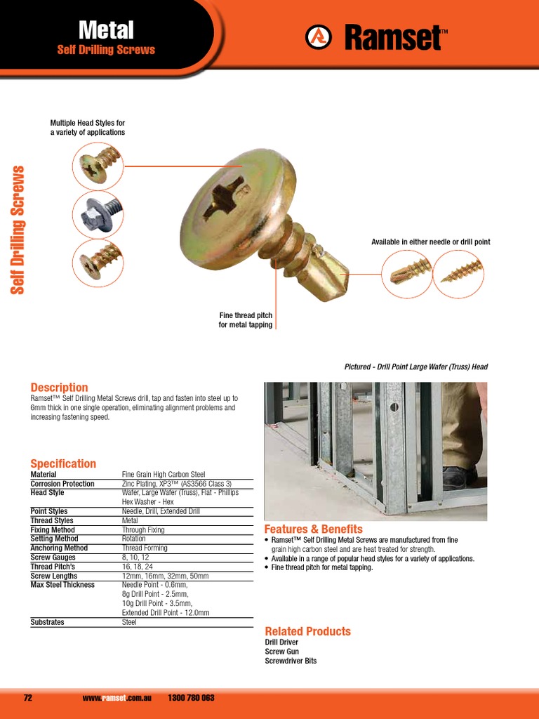 Ramset | PDF | Screw | Tools