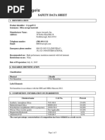 Rockwool Safety Data Sheet 20131126 | PDF | Chemistry | Materials