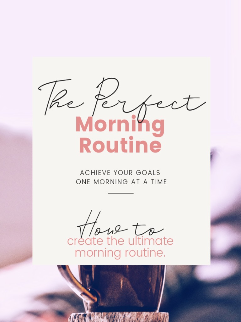 Morning Routine | PDF | Sleep | Dream