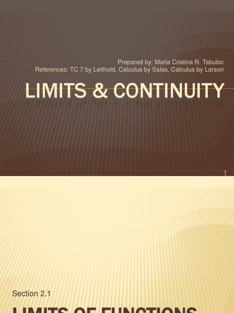 DC Chap2 Limits | PDF | Continuous Function | Function (Mathematics)