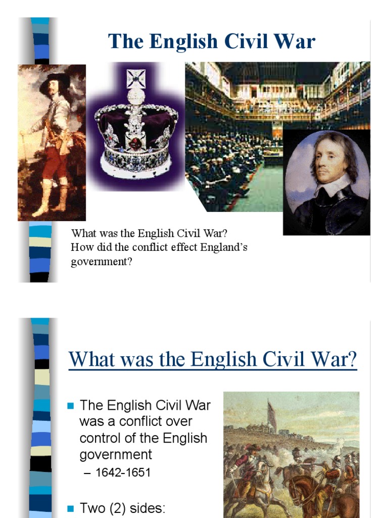 What Was The English Civil War? How Did The Conflict Effect England's ...