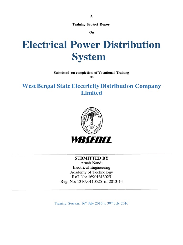 Power Distribution System | PDF | Transformer | Electric Power Distribution