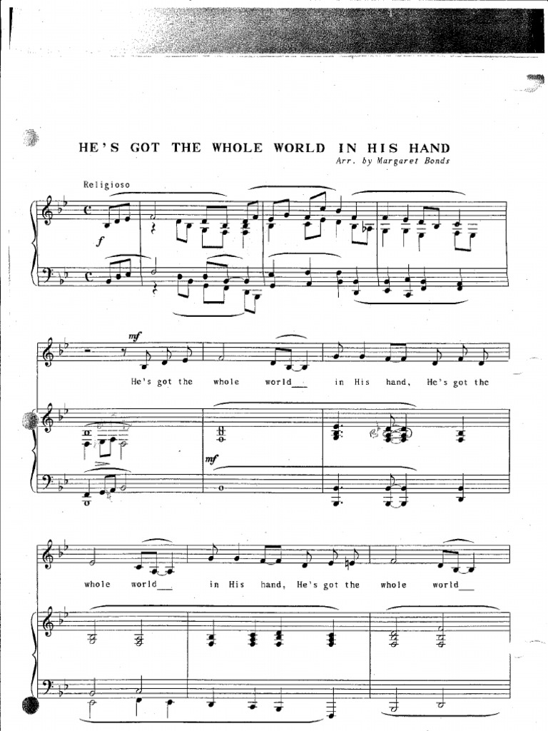 He's Got The Whole World in His Hands - Scan | PDF