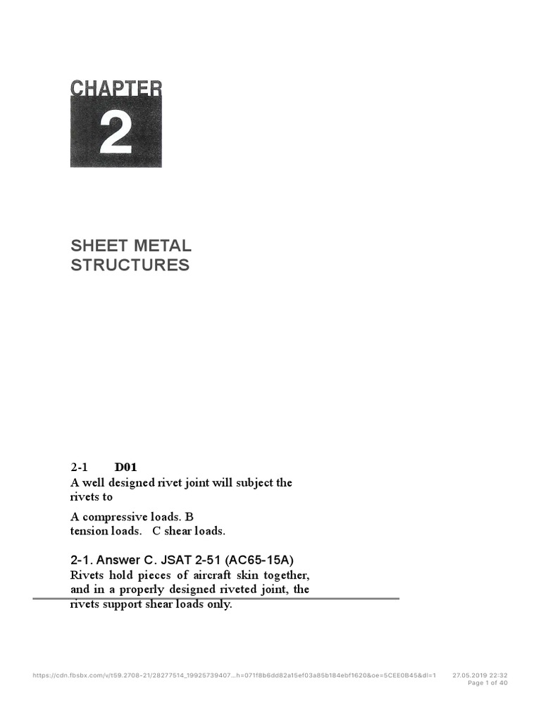 Sheet Metal Structures | PDF | Rivet | Heat Treating